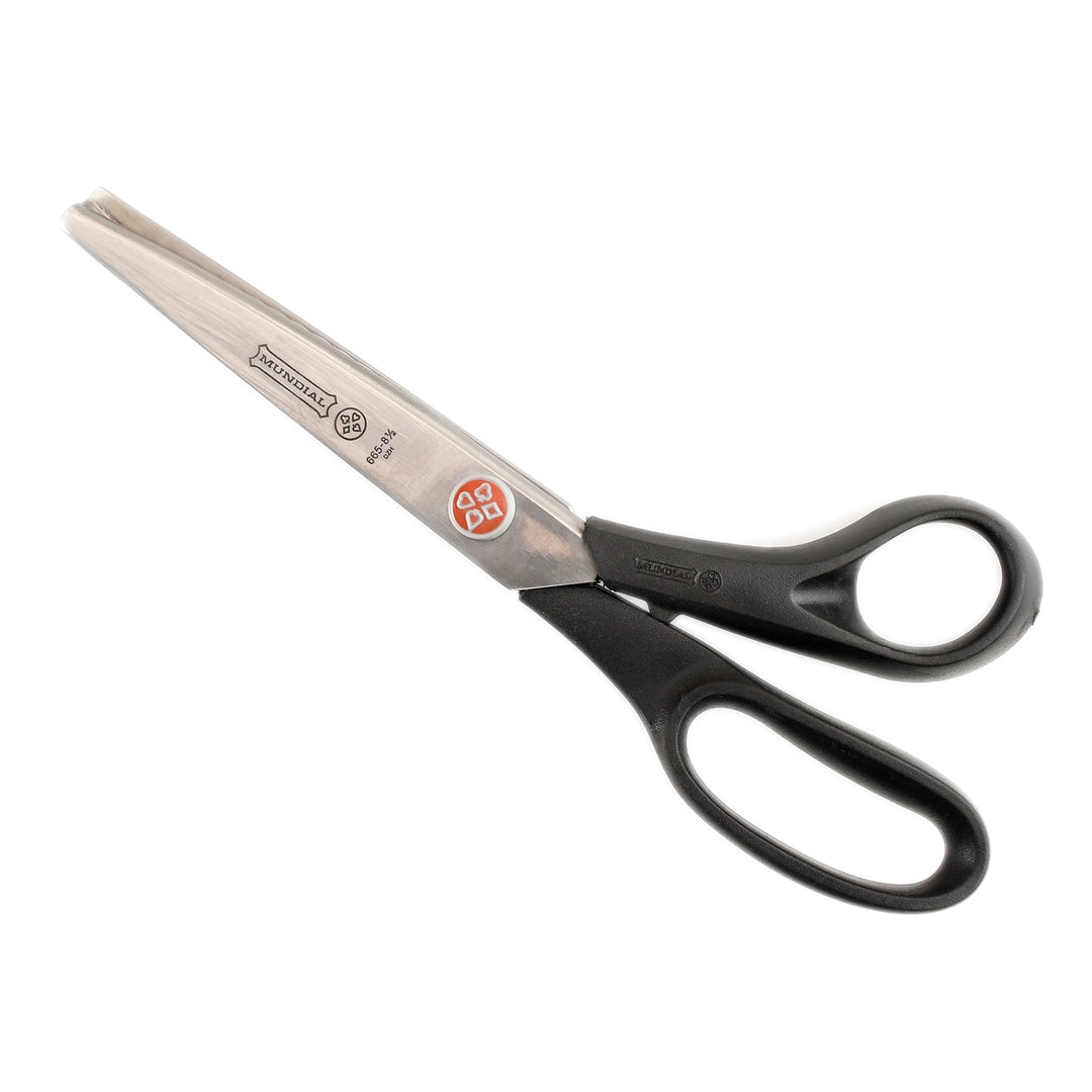 MUNDIAL RED DOT FORGED STEEL PINKING SHEARS – JackStock Haberdashery
