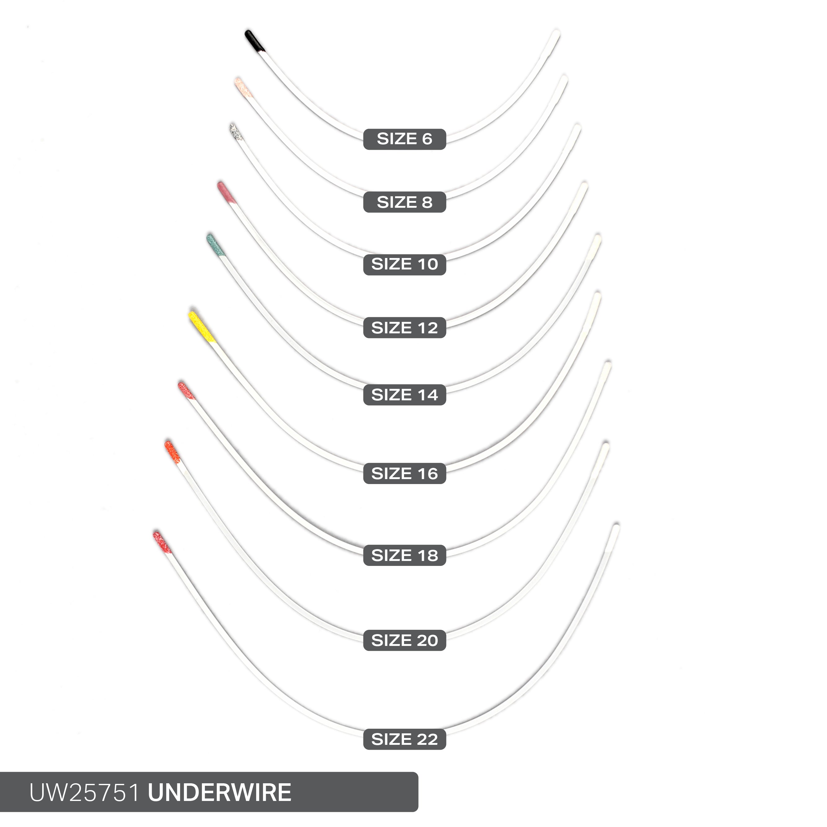 Formline Coated Bandeau/ Balconette Underwires Sizes: 6-22. – JackStock ...