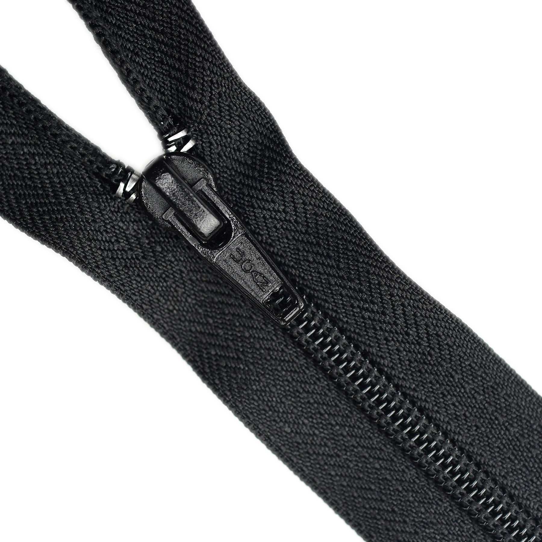 NYLON OPEN-END ZIP NO.5 COL BLACK – JackStock Haberdashery