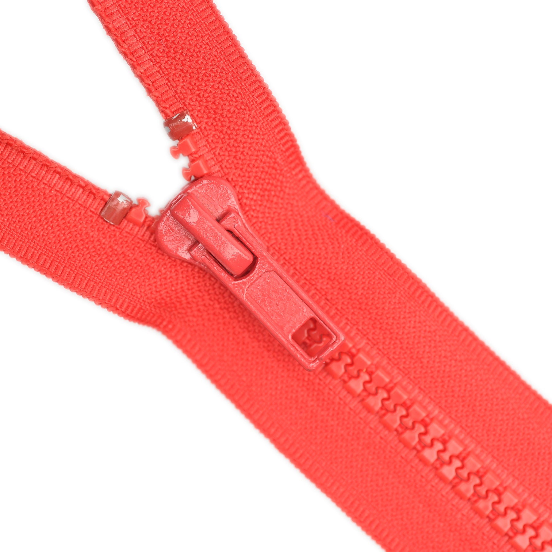 Chunky Closed-End Zipper No.5 Col Red – JackStock Haberdashery
