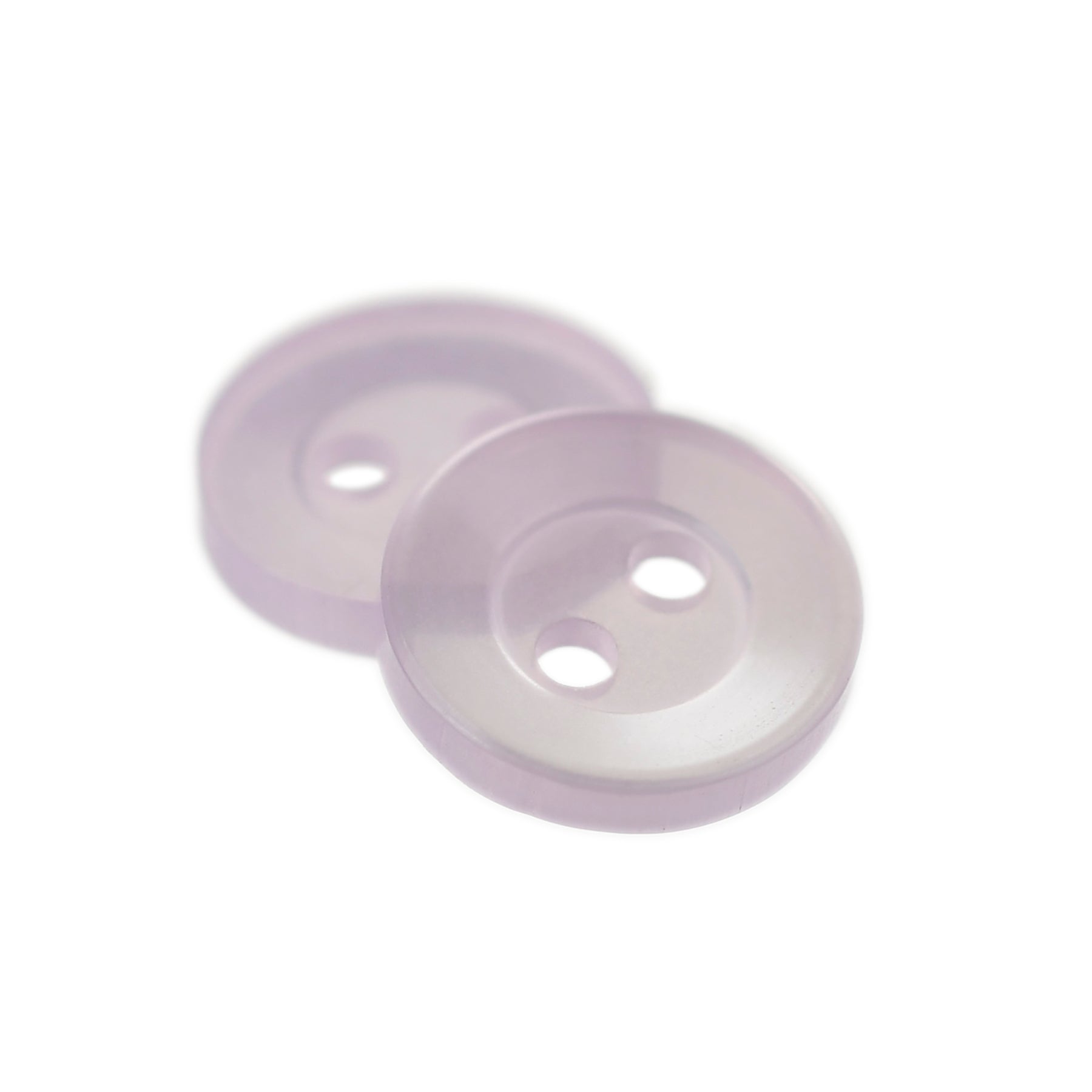 Two-Hole Wide Bevel Rim Button Lilac – JackStock Haberdashery