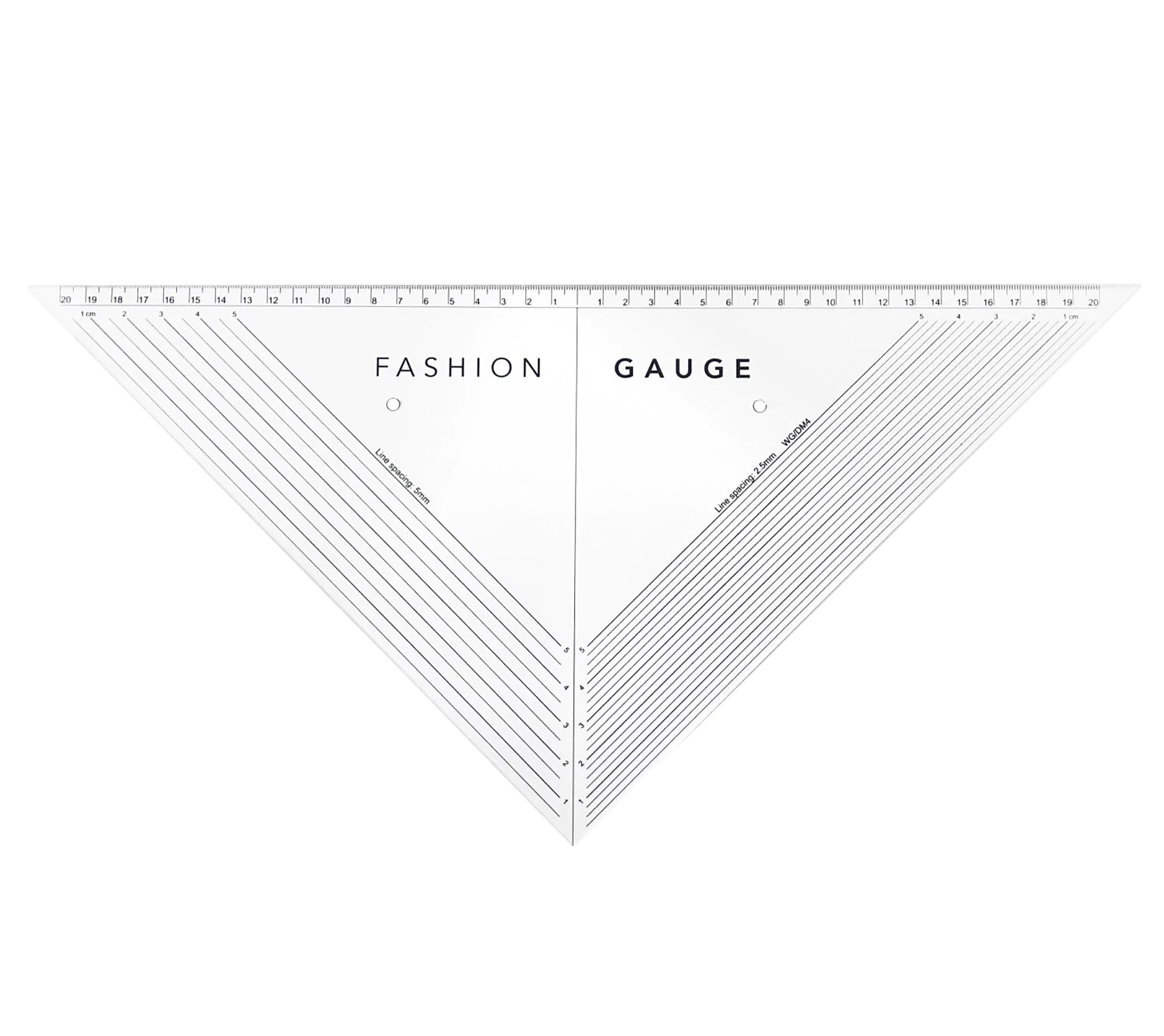 PATTERN MAKING GRADING TRIANGLE CLEAR ACRYLIC – JackStock Haberdashery