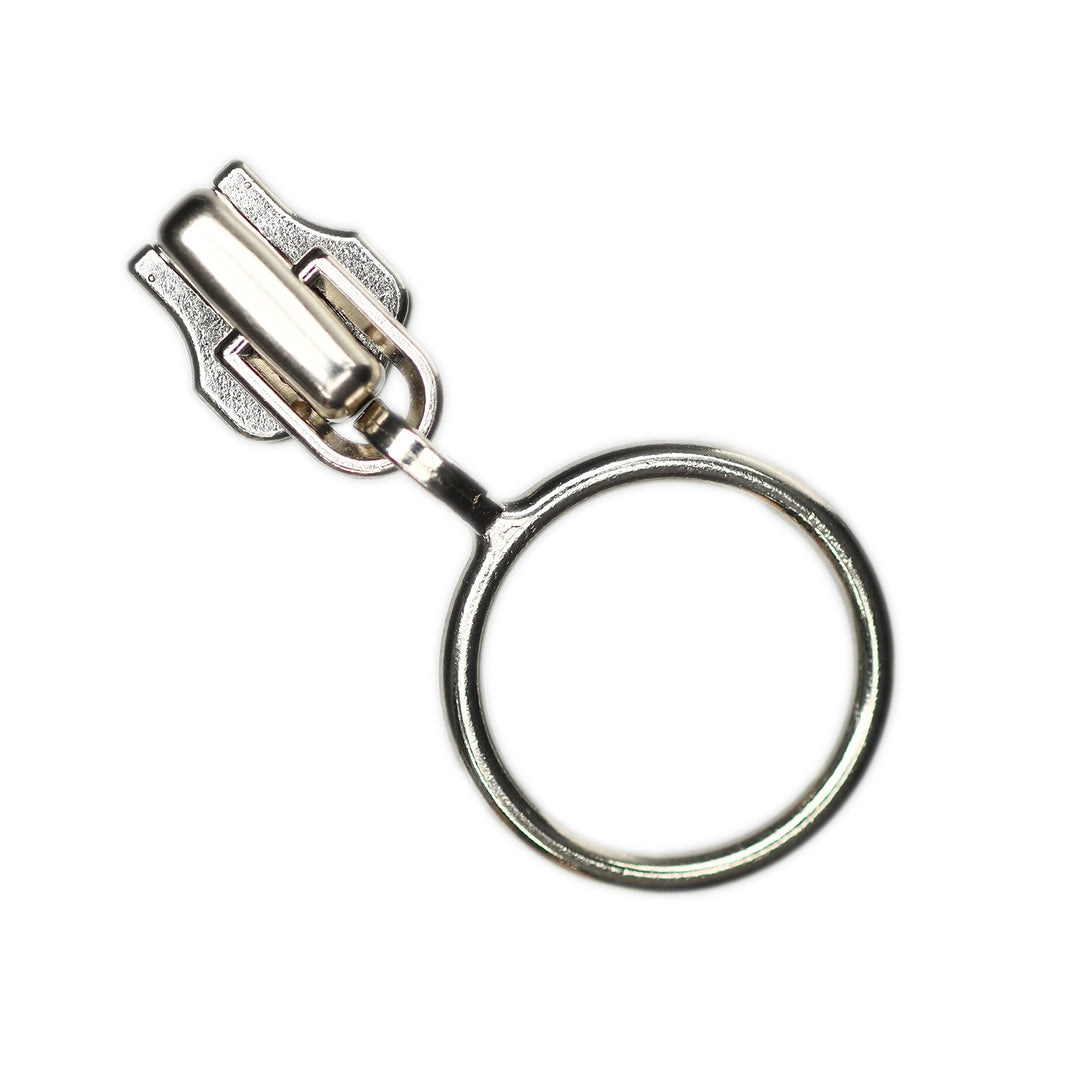 RING-PULL SLIDER FOR YKK METAL ZIPS - NICKEL – JackStock Haberdashery