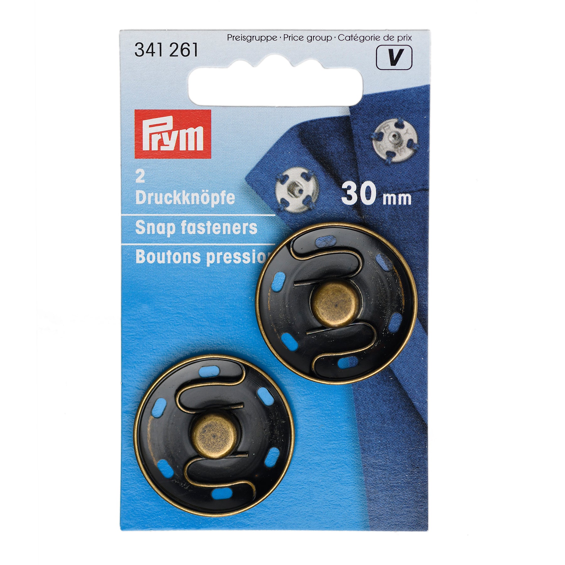 30MM EXTRA-LARGE PRYM METAL SEW-ON SNAP FASTENERS PACK 2 – JackStock ...