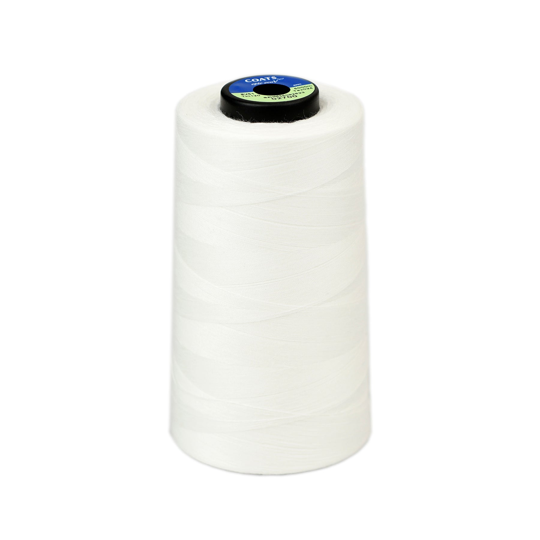 Epic Eco-Verde 100% Recycled Thread TKT 120 5000m Col White – JackStock ...