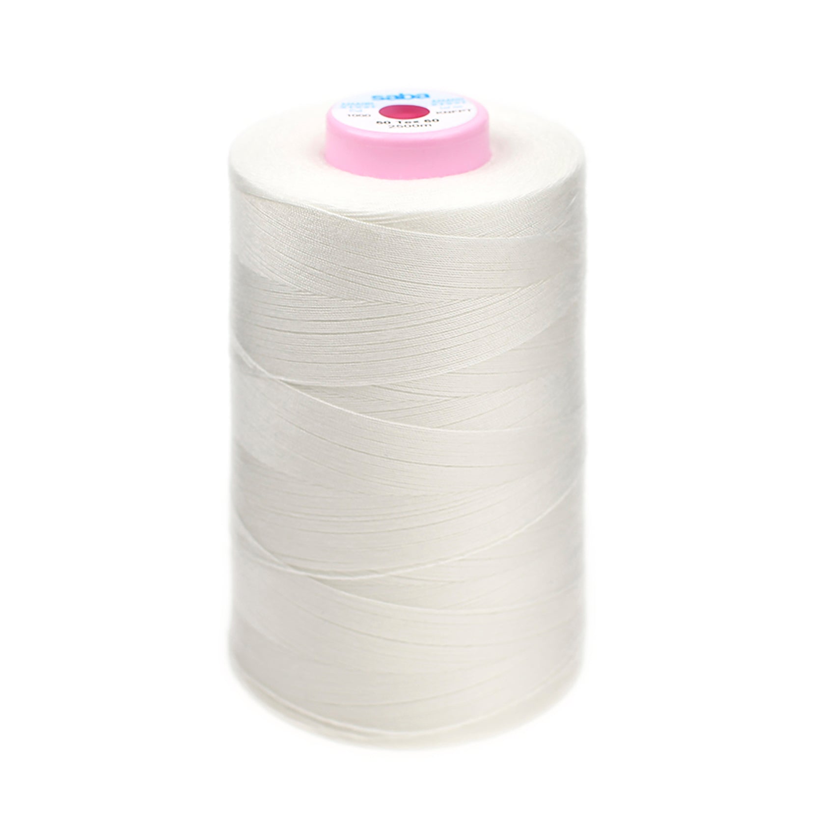 SABA THREAD TKT 50 COL 1000 NATURAL WHITE – JackStock Haberdashery