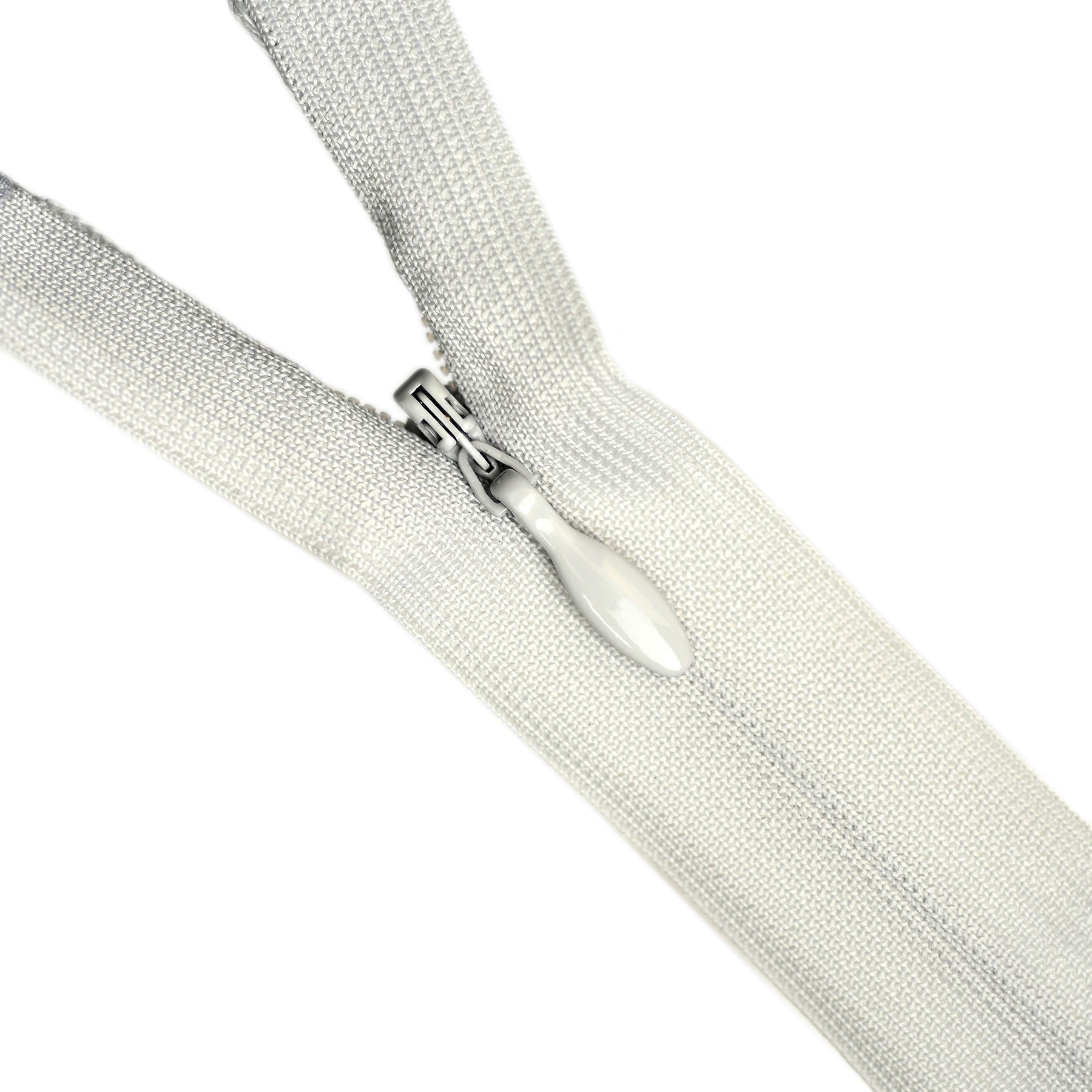 Invisible Open Ended Zipper - Silver Grey (316) for Corsets, Bodices ...