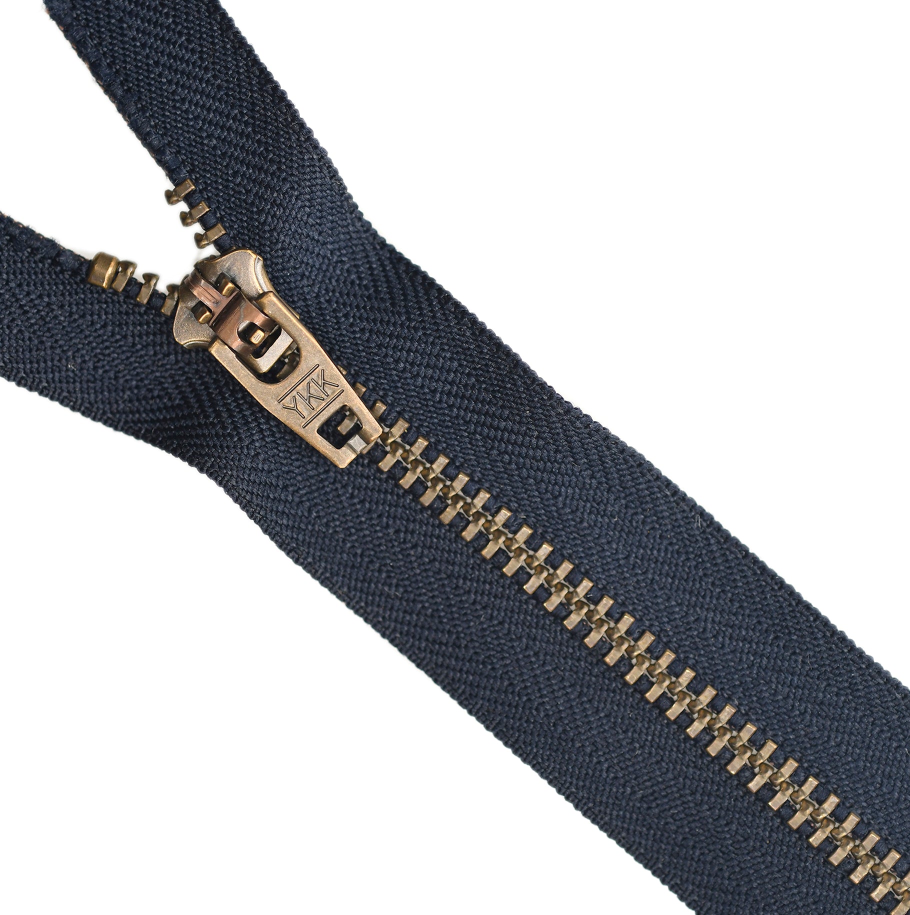 YKK Jean Zipper No.4.5 Antique Gold Col 233 Dark Navy – JackStock ...